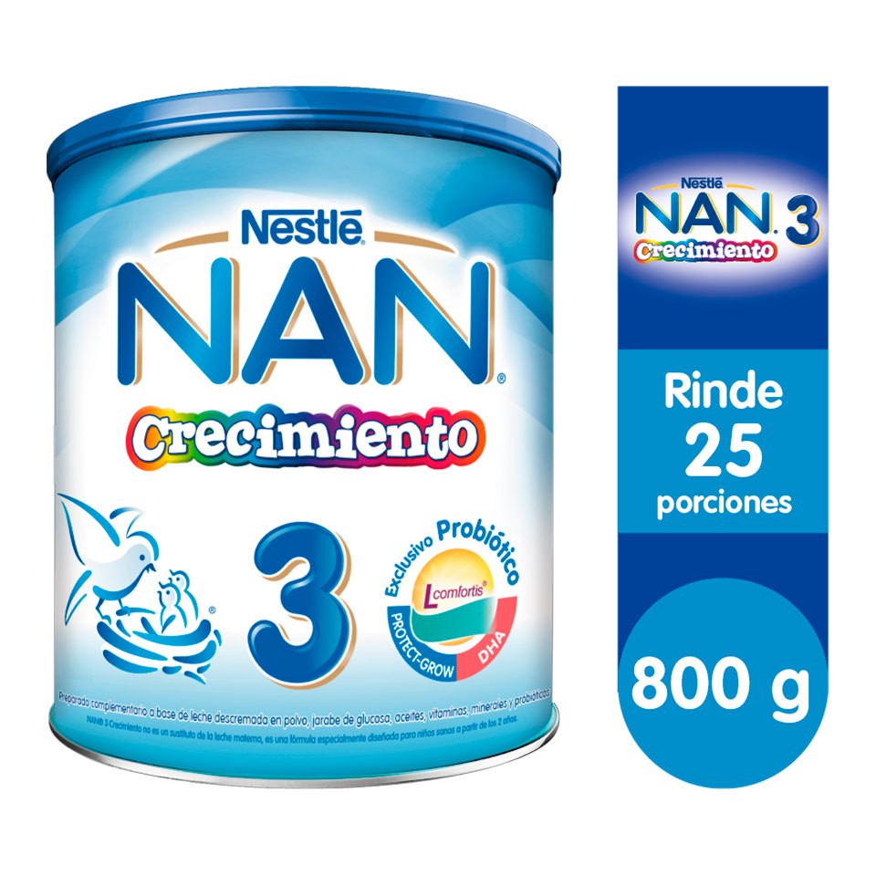 Fórmula para Bebé NAN 3 800g | Inkafarma