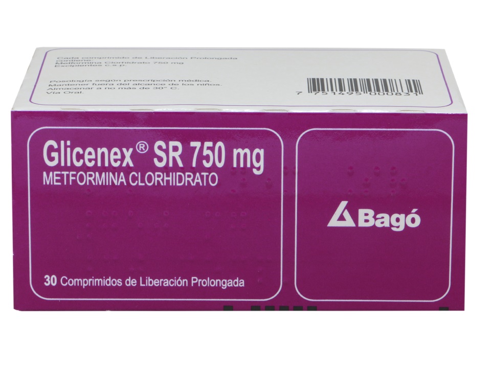 Glicenex SR 750 Mg Comprimido | Inkafarma