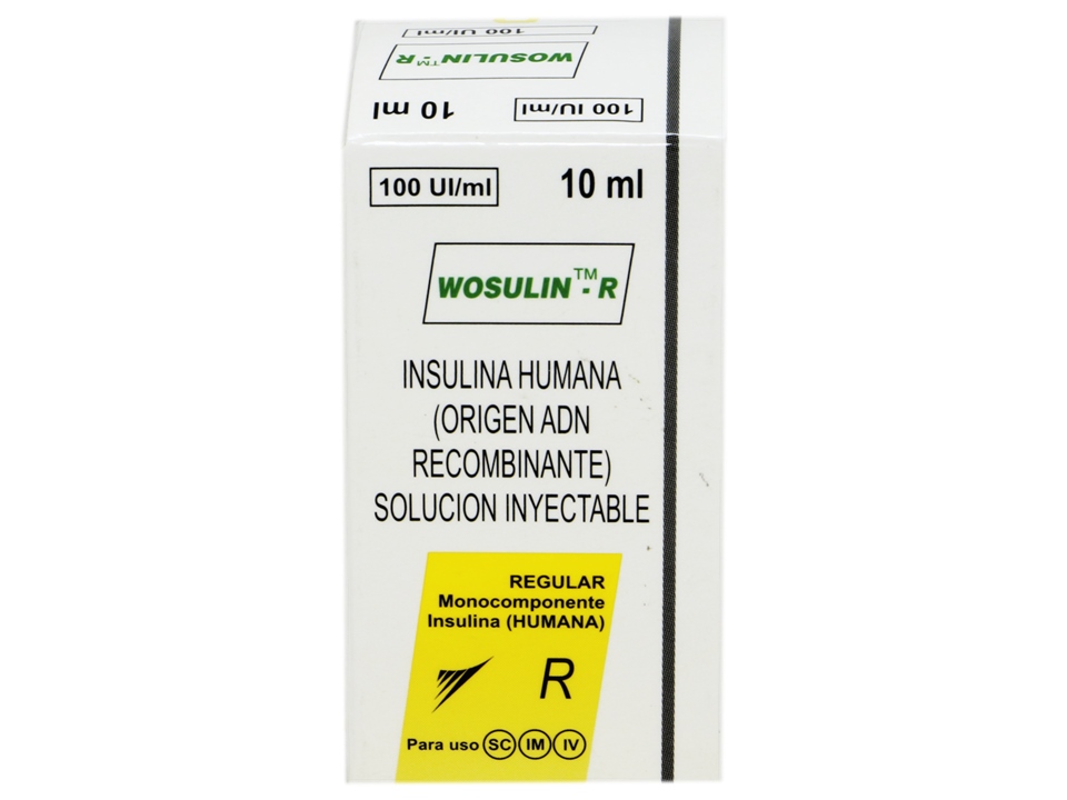 Wosulin-R 100UI/Ml Solución Inyectable | Inkafarma