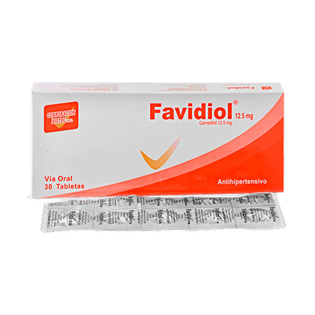 Favidiol 12.5 Mg Tableta - Mifarma