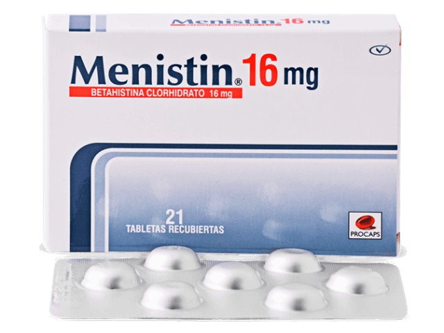 Menistin 16 Mg Tabletas Recubiertas 21 UN - Mifarma