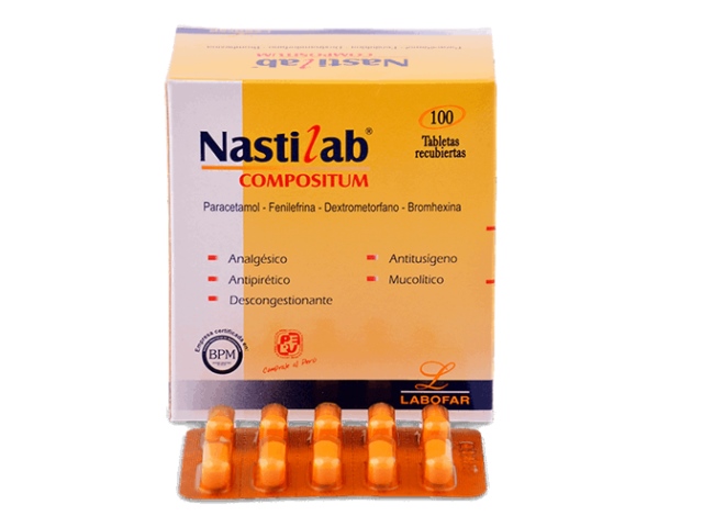 Nastilab Compositum Tabletas Recubiertas - Mifarma