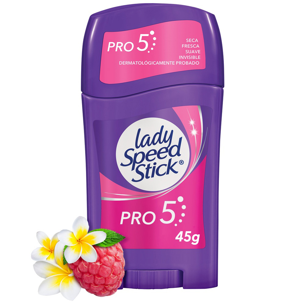 Desodorante Lady Speed Stick Pro 5 Barra 45g | Inkafarma