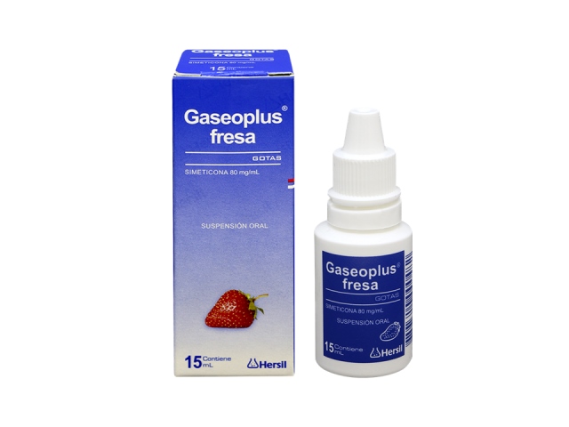 Gaseoplus fresa 80mg/ml Gotas - Mifarma