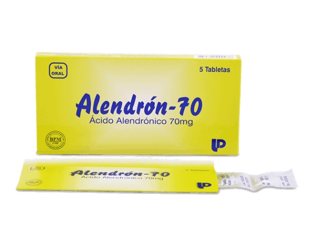 Alendrón 70 Mg Tabletas Caja 5 UN - Mifarma