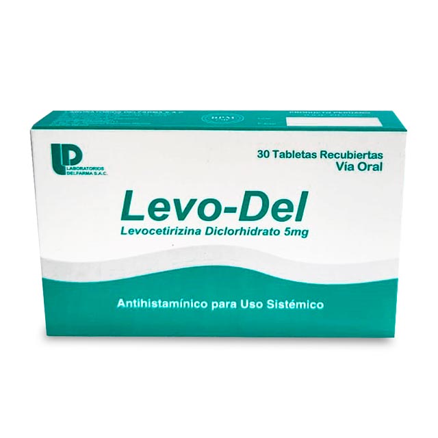 Levo-Del 5mg Tabletas recubiertas - Mifarma