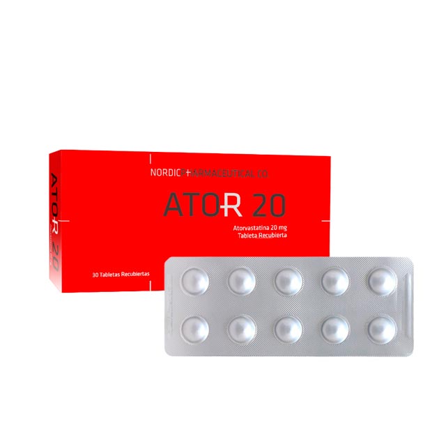 Ator 20 mg Tableta Recubierta - Mifarma