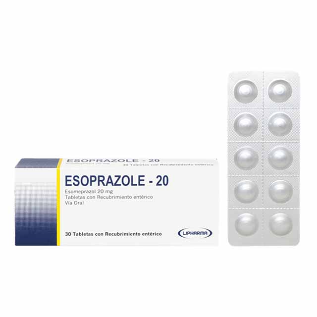 Esoprazole 20mg con recubrimiento entérico - Mifarma