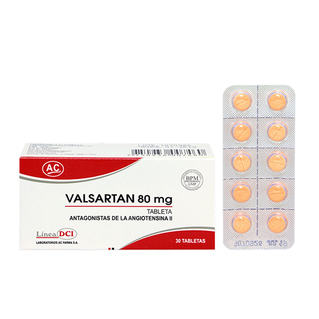 Valsartán ACF 80 Mg Tableta 30 UN - Mifarma
