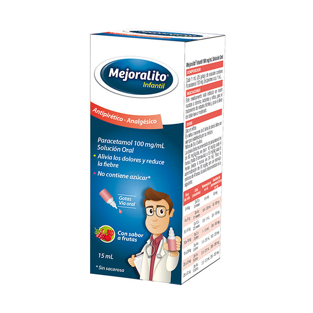 Mejoralito infantil 100mg/ml Solucion Oral - Mifarma
