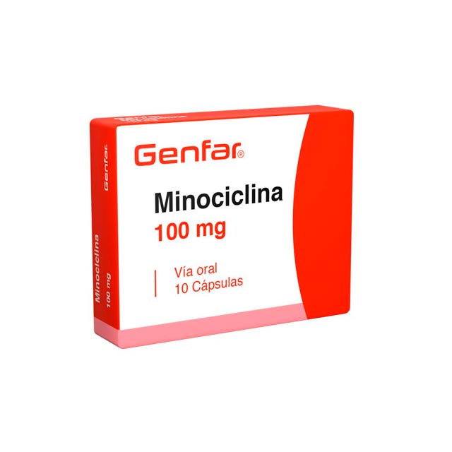 Minociclina 100mg Tableta recubierta - Mifarma