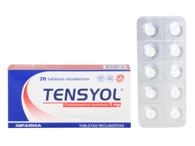 Tensyol 5 Mg Tabletas Recubiertas 20 UN - Mifarma