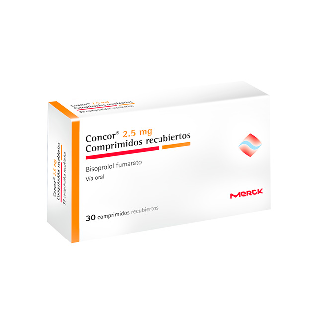 Concor 2.5mg Comprimido Recubierto - Mifarma