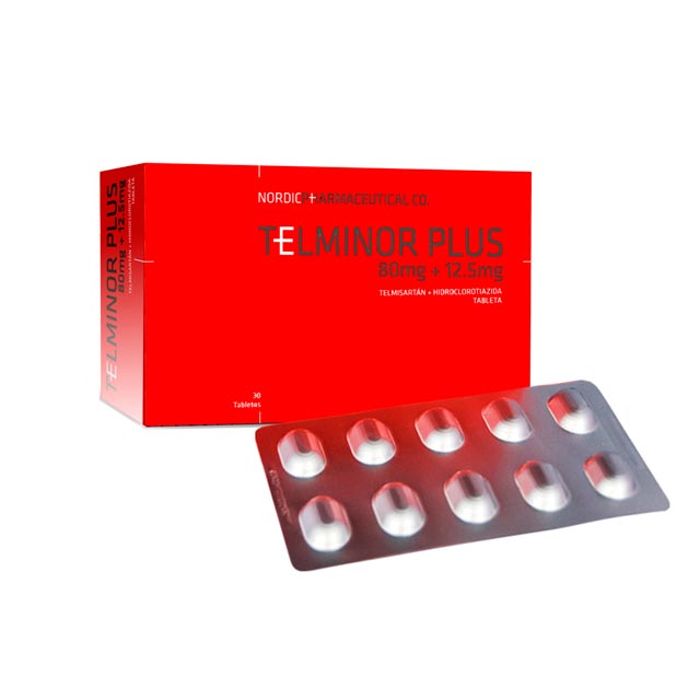Telminor Plus 80mg - 12.5mg Tableta - Mifarma