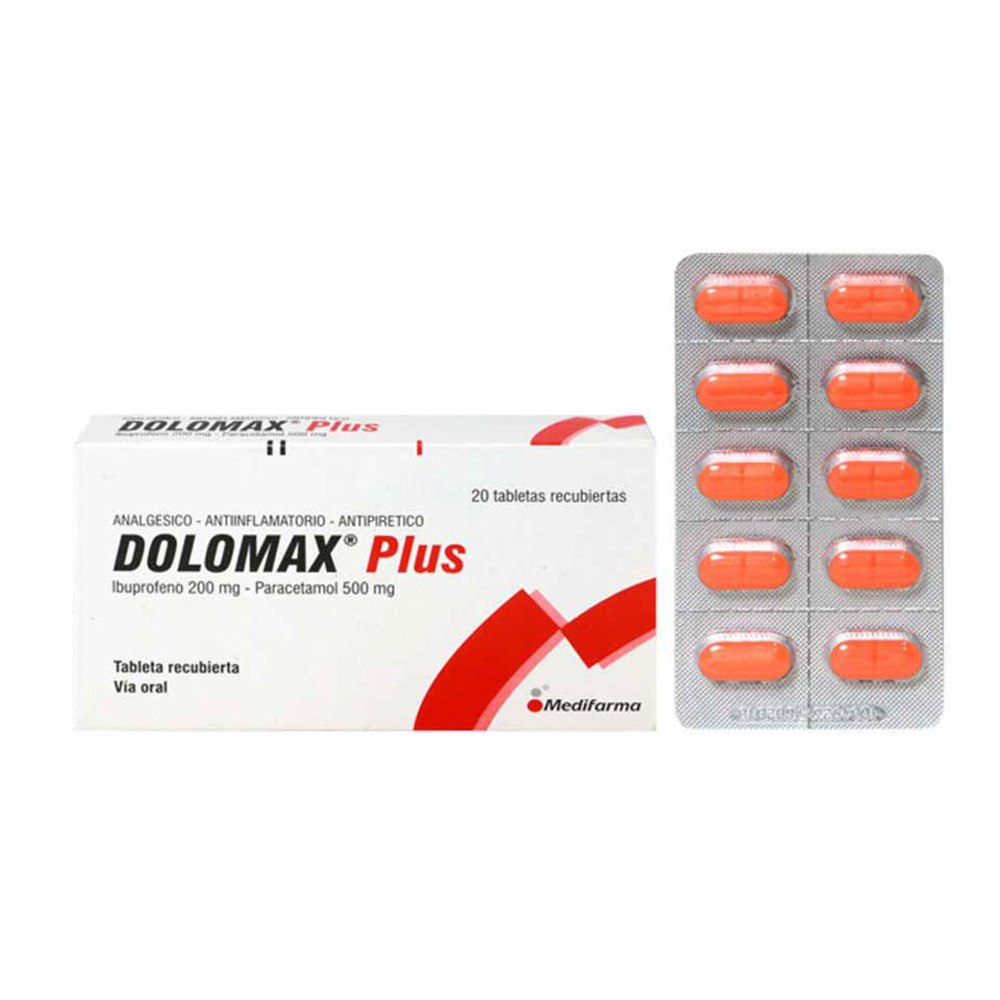 Dolomax Plus Tableta Recubierta | Inkafarma