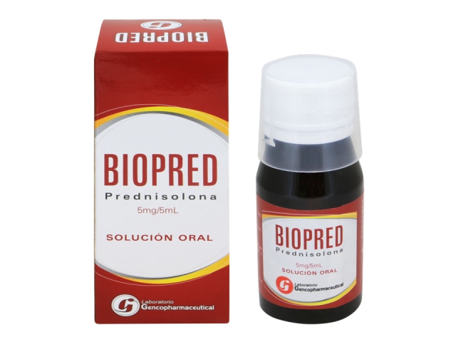 Biopred 5mg/5ml Solución Oral 60 ML - Mifarma