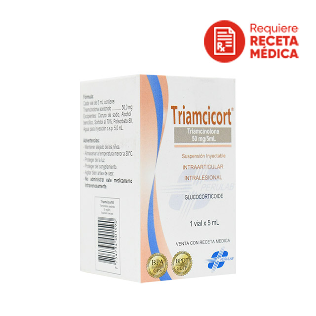 Triamcicort 50mg/5ml Suspensión Inyectable - Mifarma