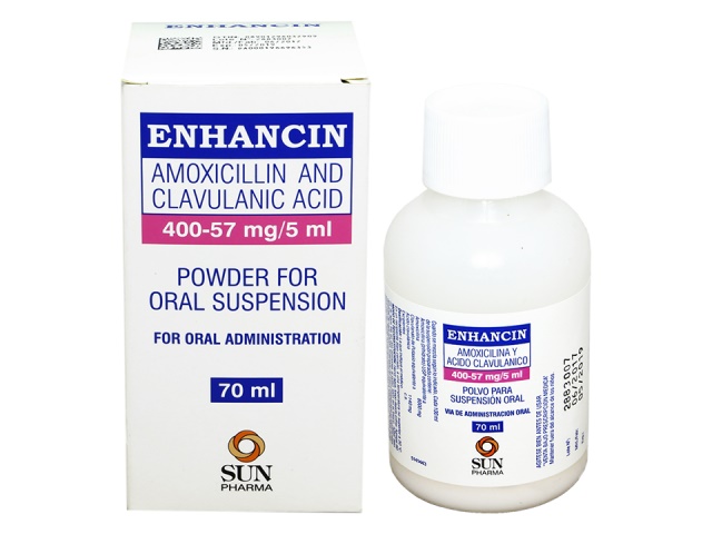 Enhancin 400mg-57mg/5ml Suspensión Oral - Mifarma