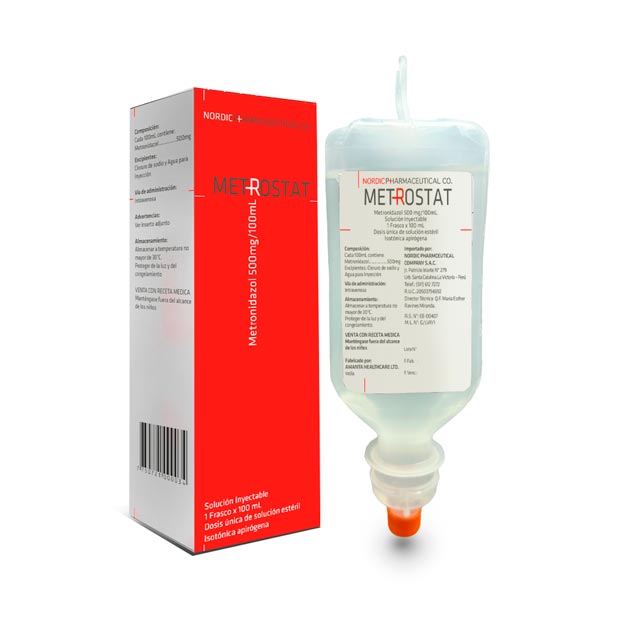 Metrostat 500 Mg Inyectable Intravenosa - Mifarma