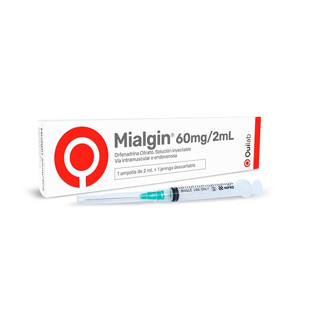 Mialgin 60mg/2ml Solución Inyectable - Mifarma