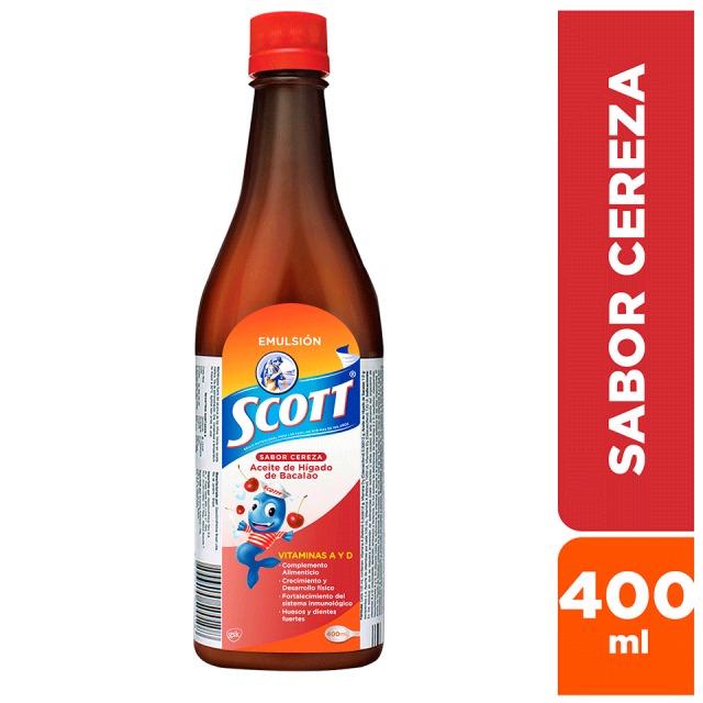 Emulsión Scott EPA Sabor Cereza - Mifarma
