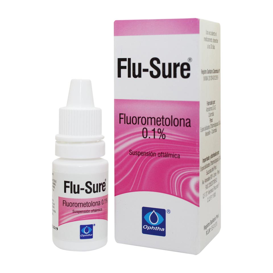 Flu-sure 0.1% Suspensión Oftálmica 5ML | Inkafarma