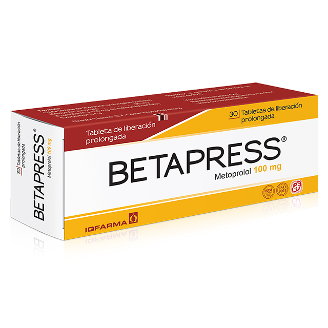 Betapress 100mg liberación prolongada - Mifarma