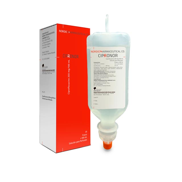 Cipronor 200 Mg/100 Ml Inyectable IV - Mifarma