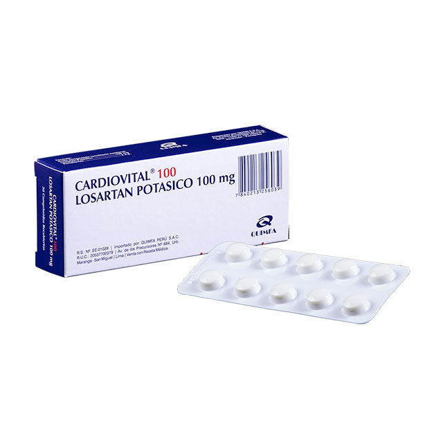 Cardiovital 100mg Comprimido recubierto - Mifarma