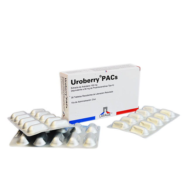 Uroberry Pacs 36mg Comprimido - Mifarma
