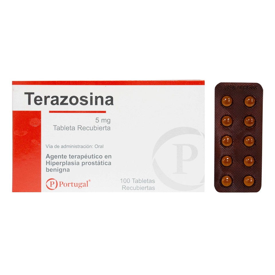 Terazosina 5 mg Tabletas recubiertas | Inkafarma