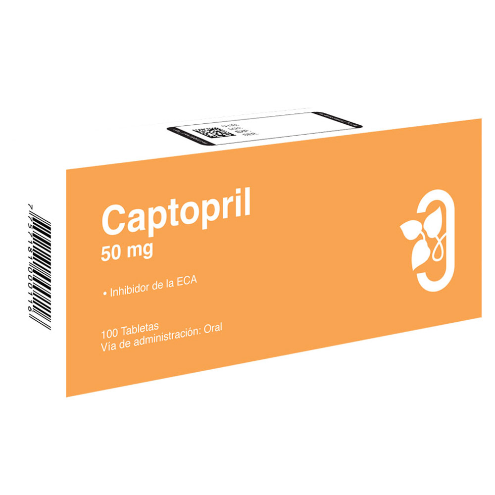 Captopril IDQ 50mg Tableta | Inkafarma