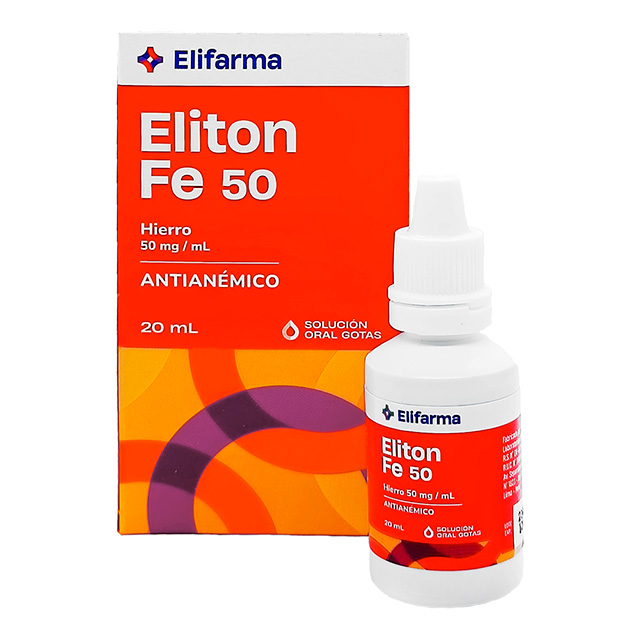 Eliton Fe 50 50mg/ML Gotas - Mifarma