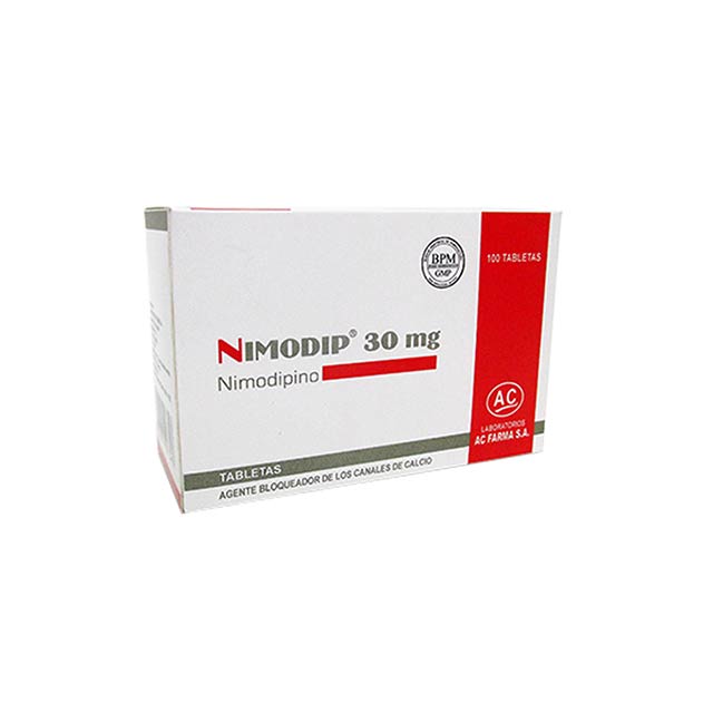 Nimodip 30mg Tableta recubierta - Mifarma