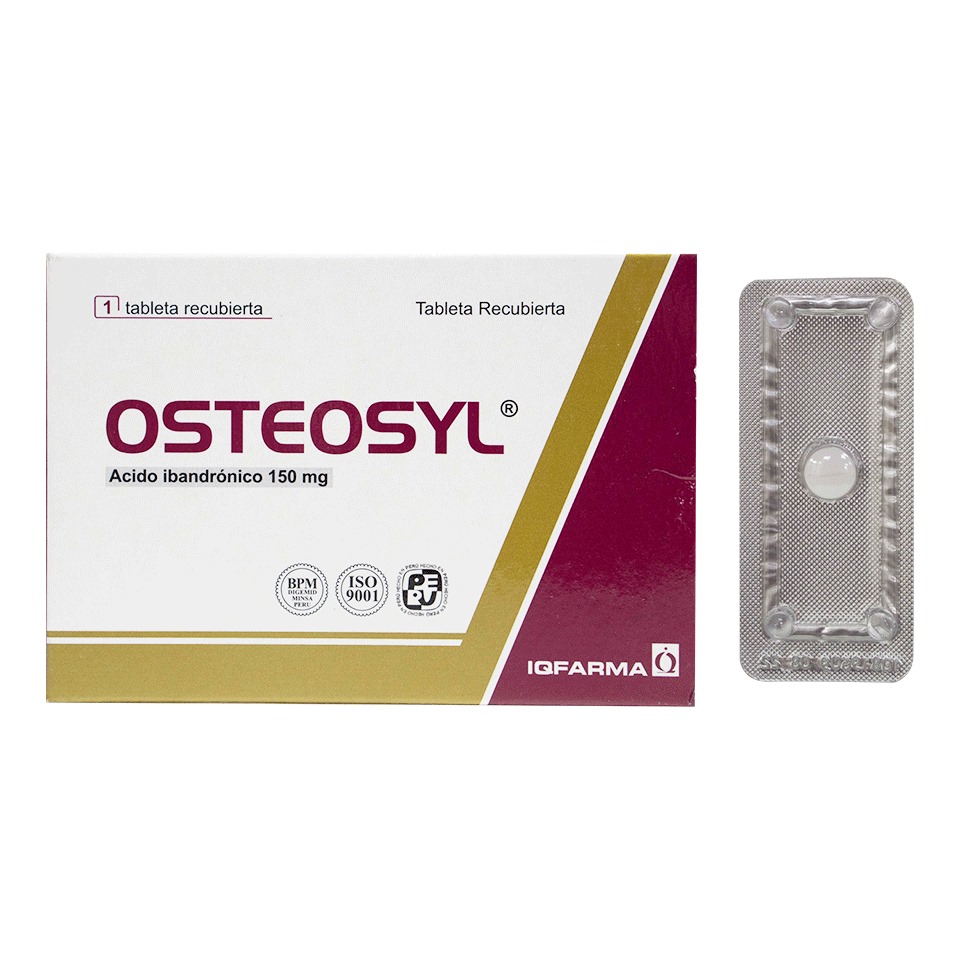 Osteosyl 150mg Tabletas recubiertas | Inkafarma