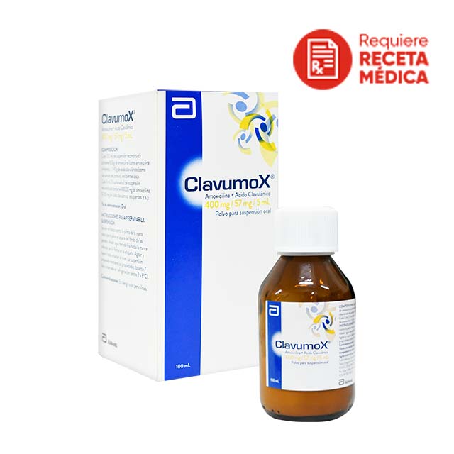 Clavumox 400mg/57mg/5ml Suspensión - Mifarma