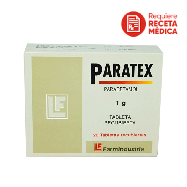 Paratex 1g Tableta recubierta - Mifarma