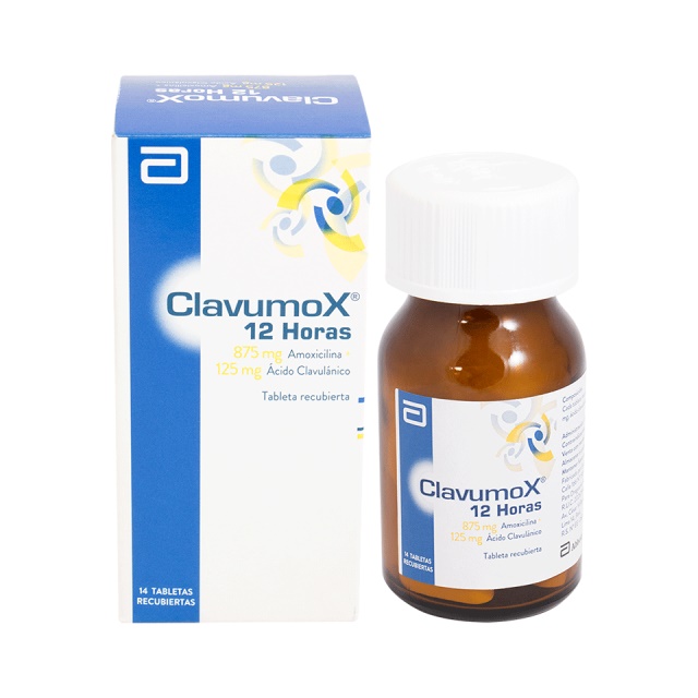 Clavumox 12h 875-125mg Tabletas - Mifarma