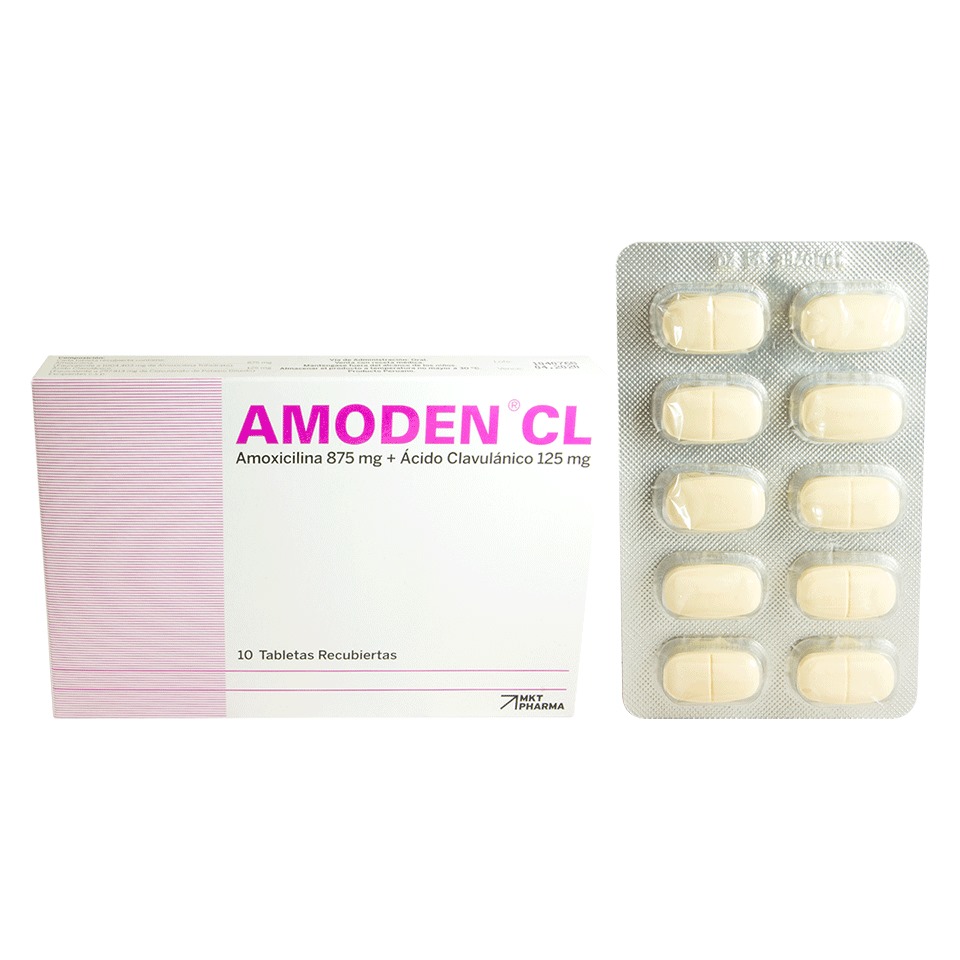 Amoden CL 875-125mg Tabletas Recubiertas | Inkafarma