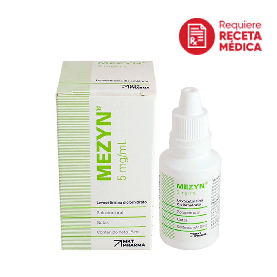 Mezyn 5mg/ml Solución Oral Gotas 15ml | Inkafarma