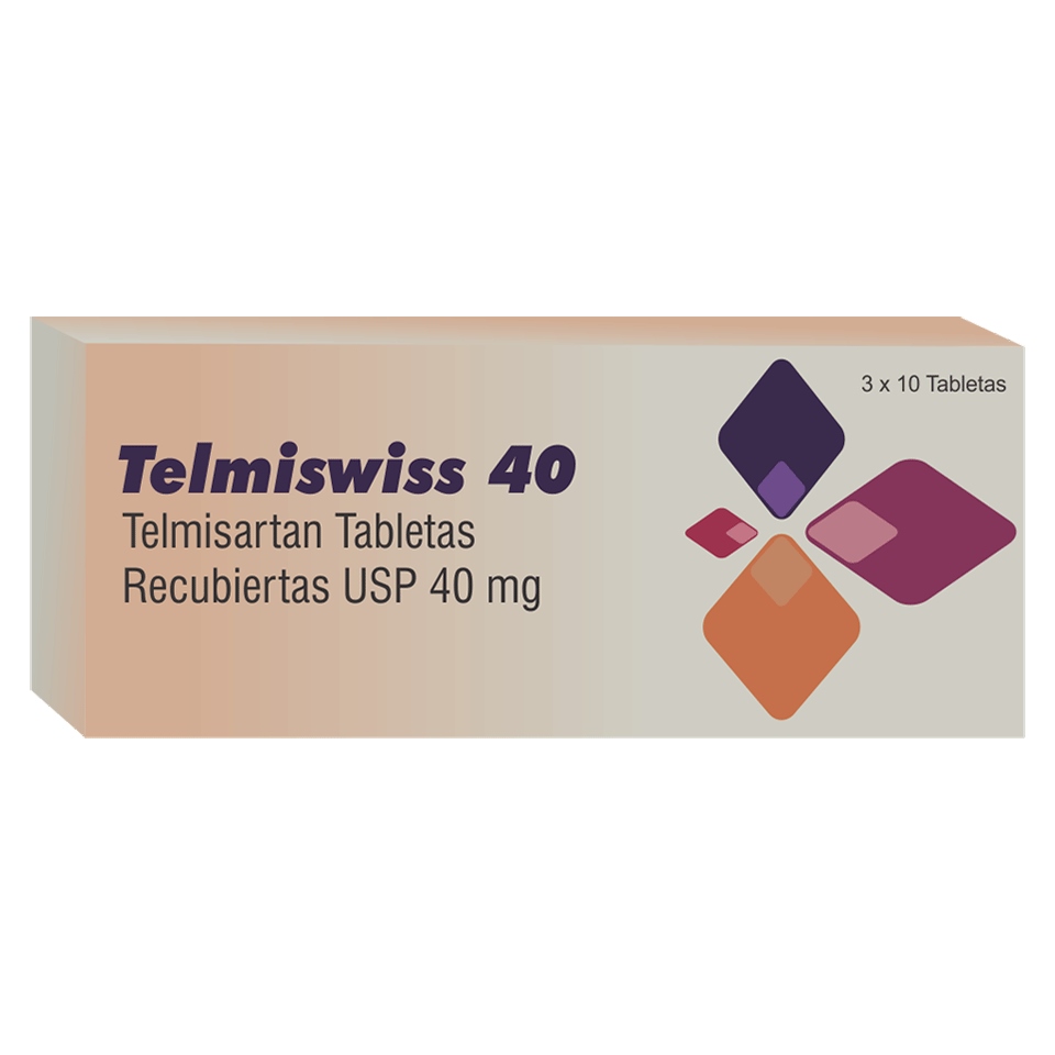 Telmiswiss 40mg Tableta Recubierta | Inkafarma