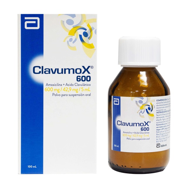 Clavumox 600 Polvo para suspensión - Mifarma