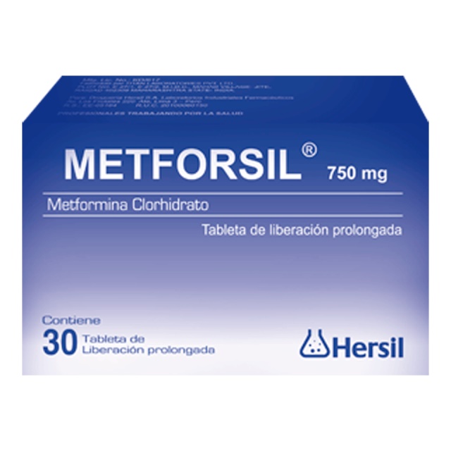 Metforsil 750mg Liberación Prolongada - Mifarma