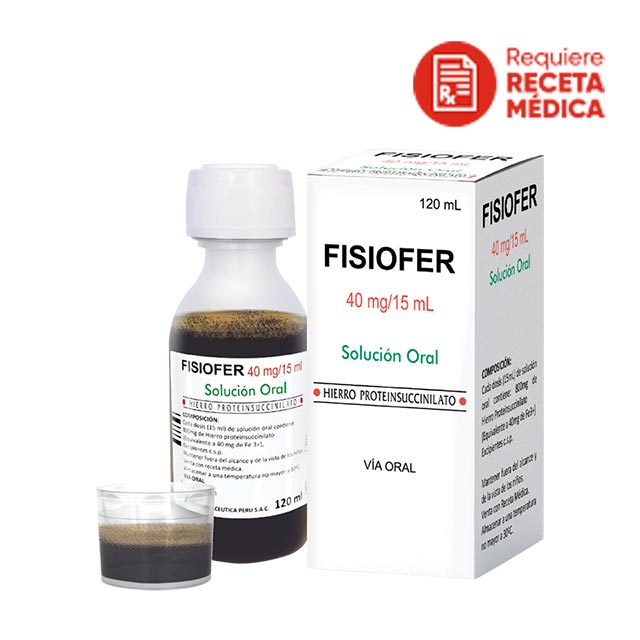 Fisiofer 40mg/15ml Solución Oral - Mifarma