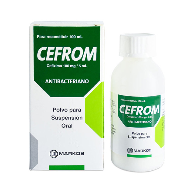 Cefrom 100mg/5ml Suspensión Oral - Mifarma