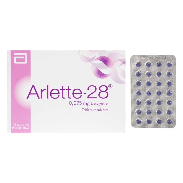 Arlette 28 0.075mg Tabletas recubiertas - Mifarma