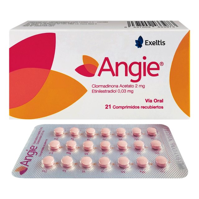 Angie 2mg-0.03mg Comprimido - Mifarma