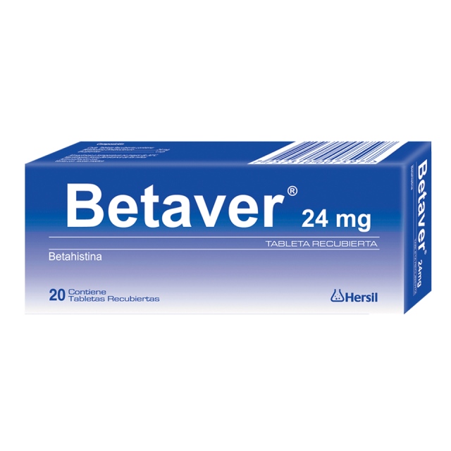 Betaver 24mg Tableta Recubierta - Mifarma
