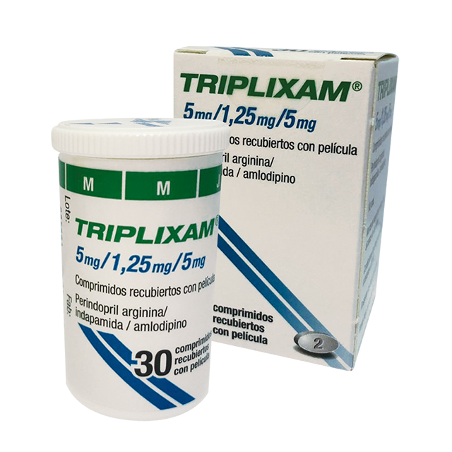 Triplixam 5-1.25-5mg Comprimido Recubierto - Mifarma