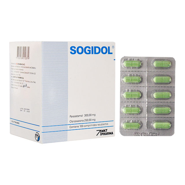 Sogidol 250-300mg Comprimido Recubierto - Mifarma